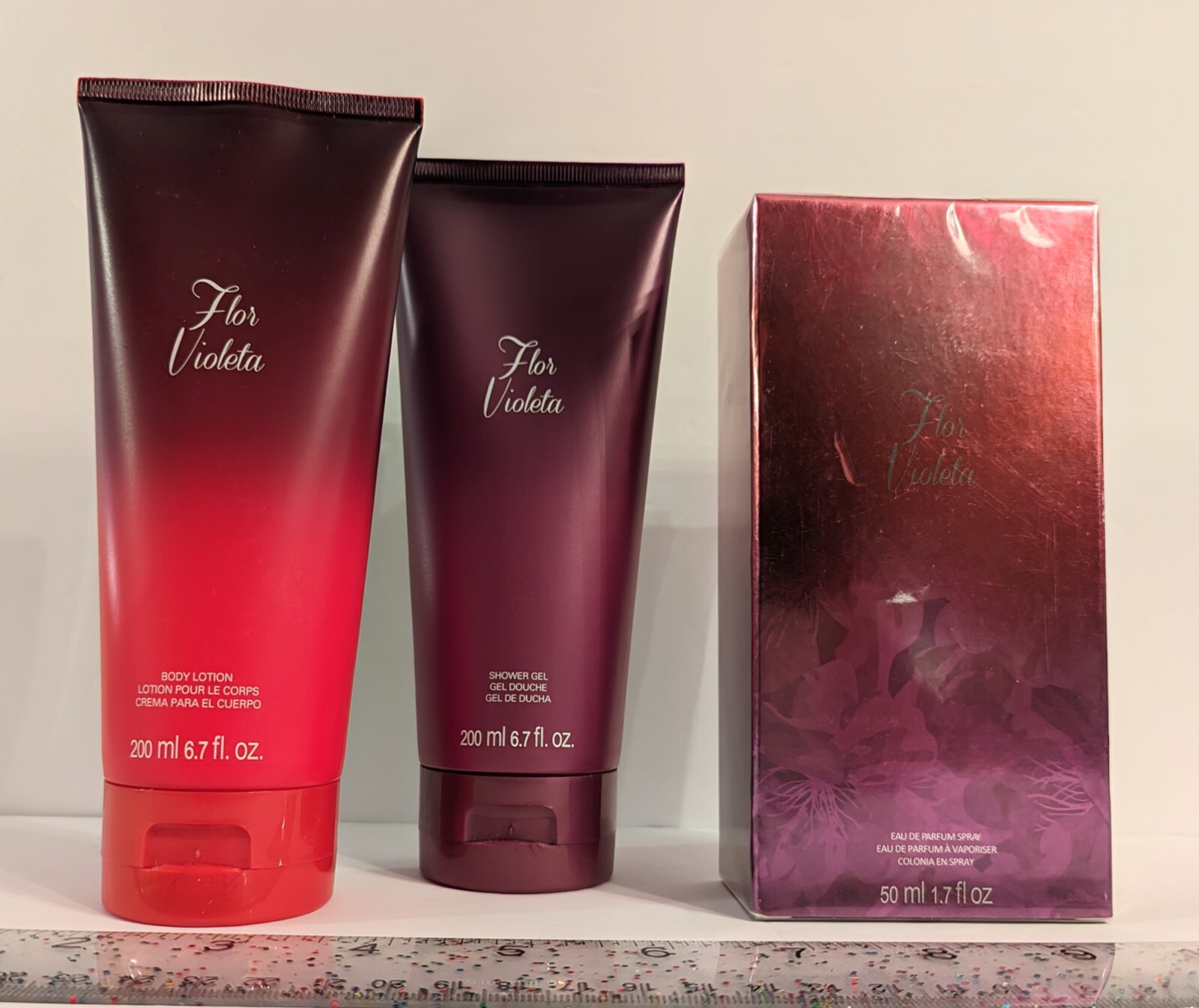 3 Piece AVON ~ Flor Violeta EDP Spray, Body Lotion, Shower Gel, 🆕 ...