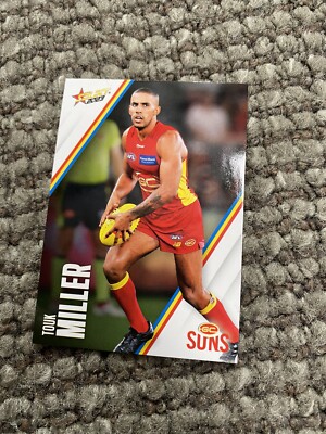 AFL 2023 Select Gold Coast Suns - Touk Miller Card No.88 | eBay