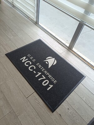 Custom Business Logo Mat, Your Logo Here Mat, Personalized Corporate ...
