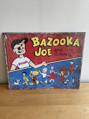 Bazooka Joe And His Gang Retro 16" Tin Metal Sign Made In The USA | eBay