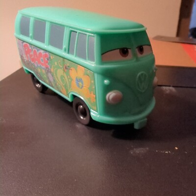 ADORABLE DISNEY PIXAR VW 'PEACE BUS' GREEN GD VINTAGE CONDITION CAR 3. ...