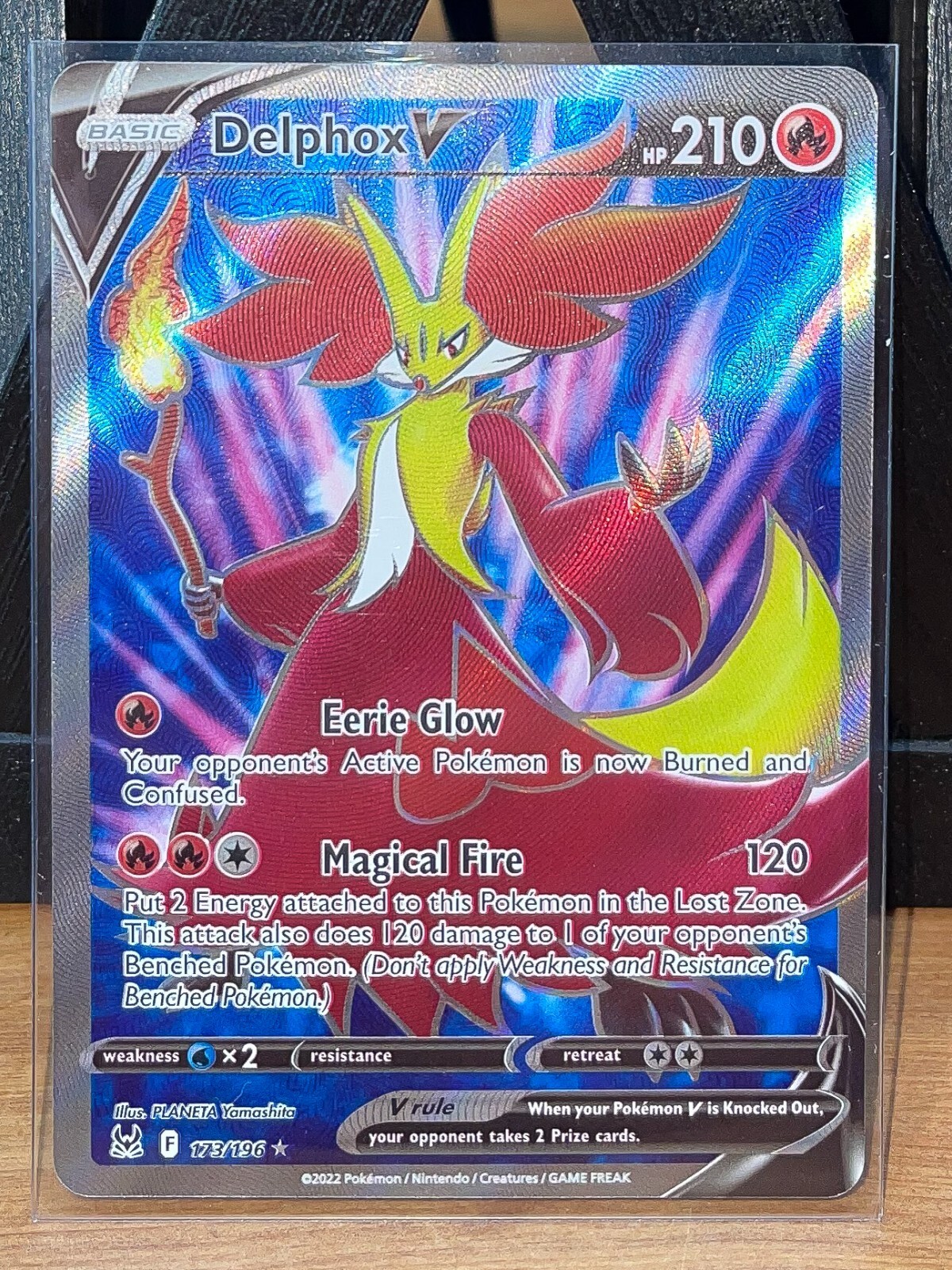 Pokemon TCG Lost Origin 173/196 - Delphox V - Ultra Rare - NM - Full ...