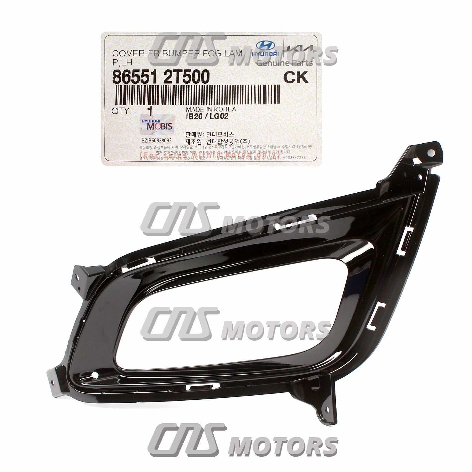 GENUINE Fog Lamp Trim Cover LEFT DRIVER for 2014 2015 Kia Optima ...