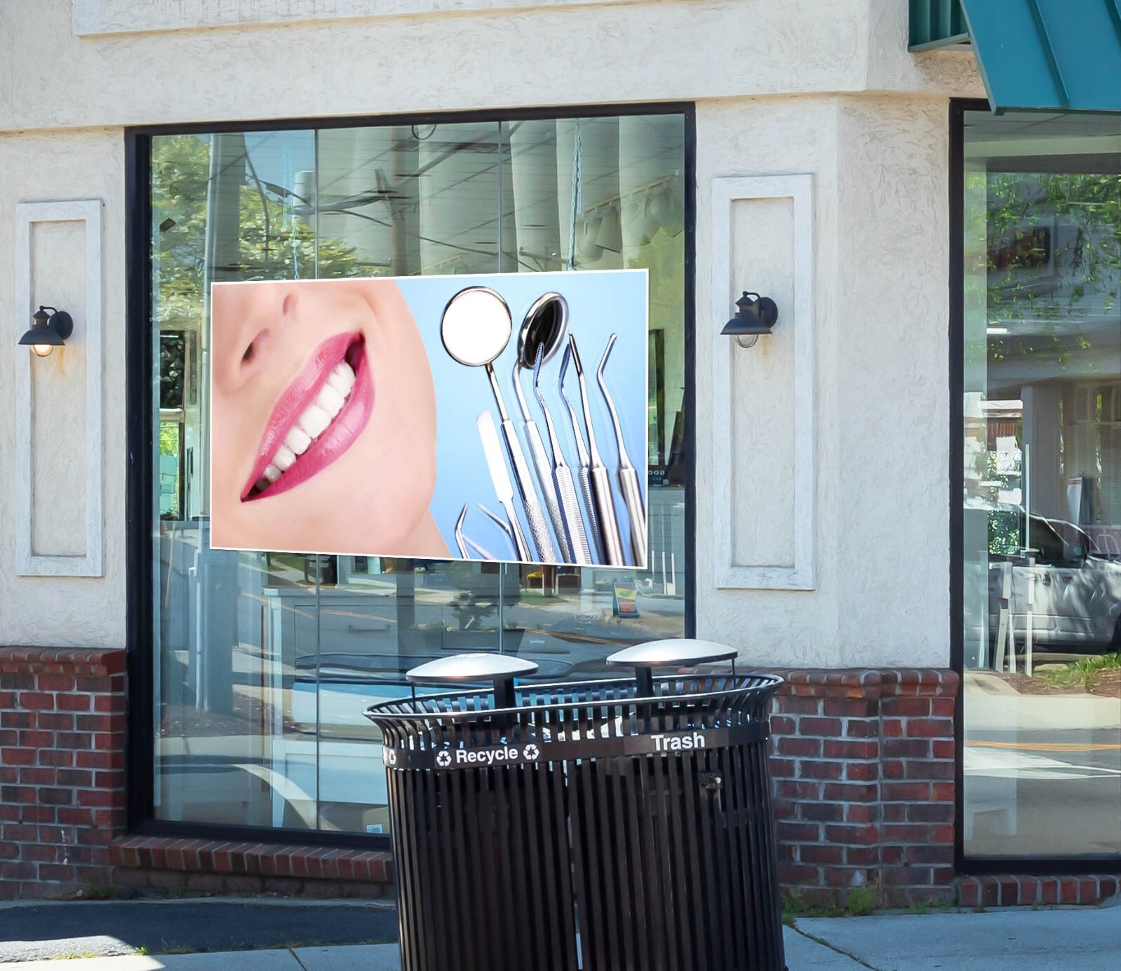 3D Dentist Clinic Dental G320 Window Stickers Vinyl Wall Mural Decals ...