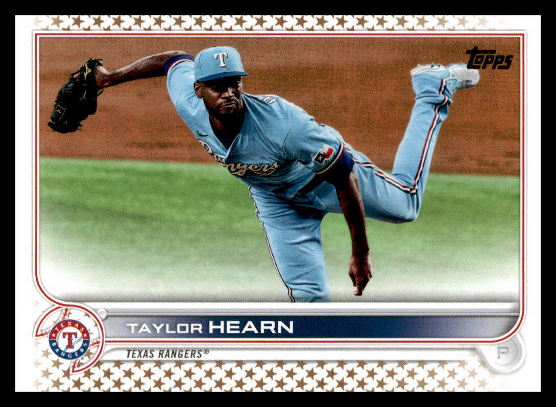 2022 Topps Taylor Hearn #634 Texas Rangers GOLD STAR | eBay