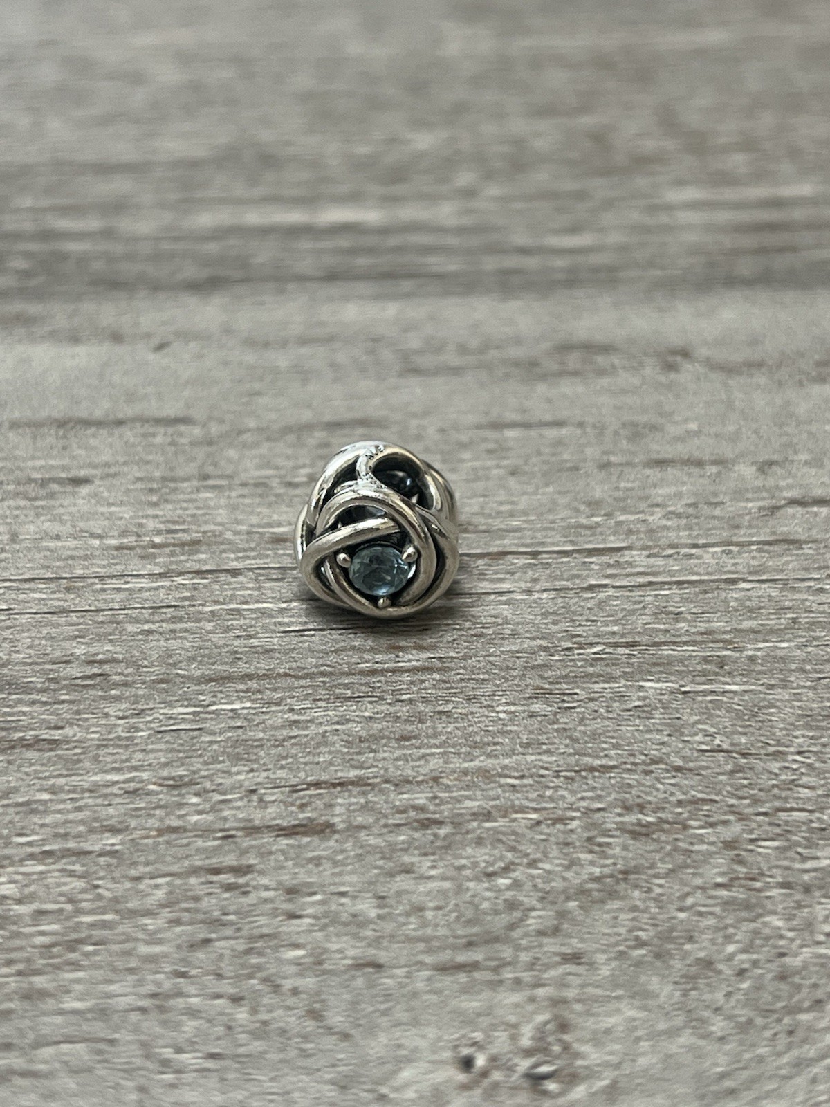 100% Authentic PANDORA March Sea Aqua Blue Eternity C… - Gem