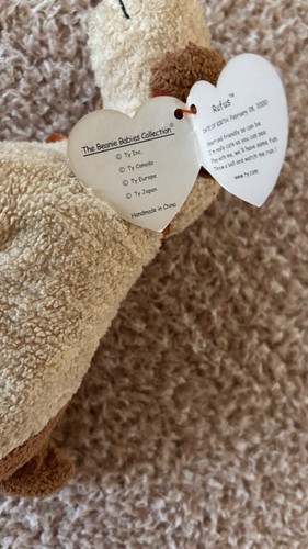 Ty Beanie Baby - RUFUS the Dog - MINT with MINT TAGS - Stuffed Animal ...