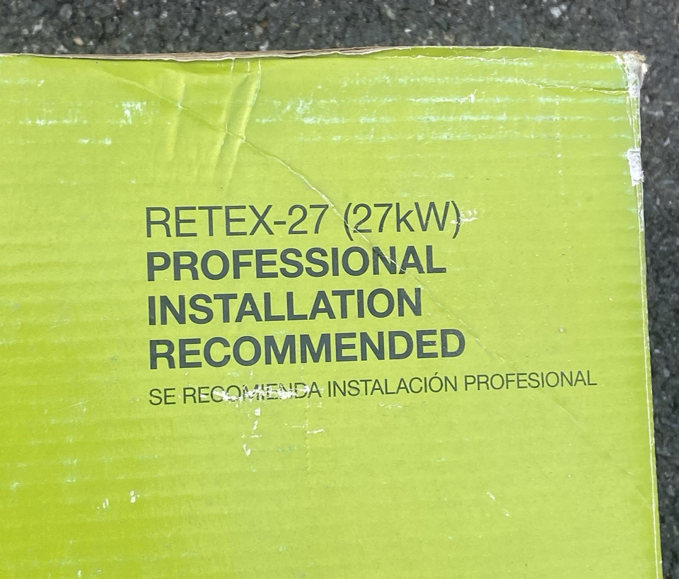 Rheem Electric Tankless Water Heater RETEX-27 (27KW) NEW OPEN BOX FREE ...