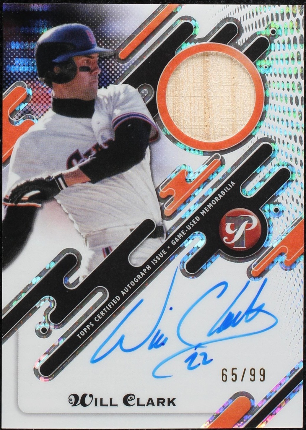 2025 Topps Pristine - Pristine Pieces Autograph Relics Will Clark #PPAR ...