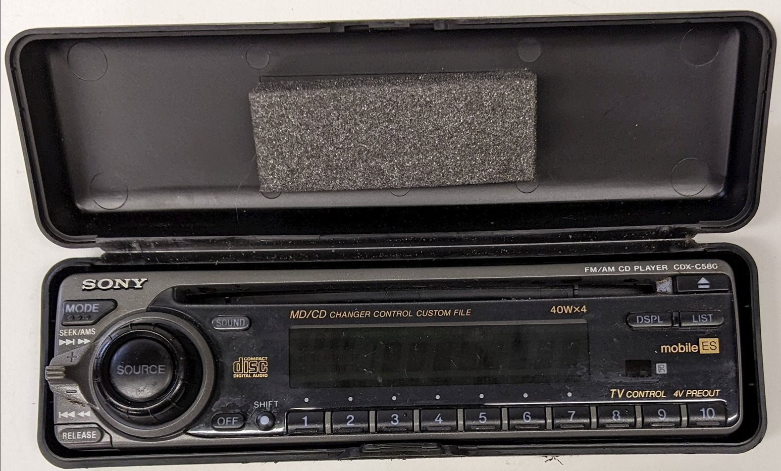 SONY CDX-C580 Detachable Replacement Car Stereo CD Face Plate | eBay