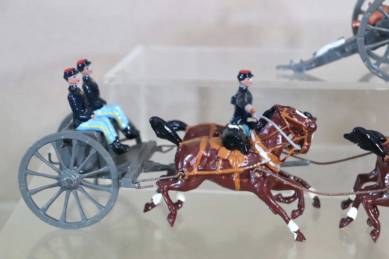 LANCER TOY SOLDIERS AMERICAN CIVIL WAR UNION GUN CARRIAGE & CREW od ...