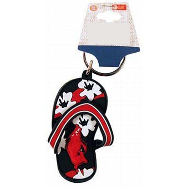ARKANSAS RAZORBACKS Flip Flop Keychain Key Chain keyring stocking ...
