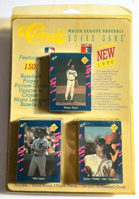 1990 CLASSIC BASEBALL BOARD GAME ~ New in Package, 150 Cards, Nolan ...