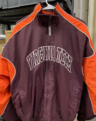 Virginia Tech Hokies NCAA Men's Zip Up Jacket Majestic Medium | eBay