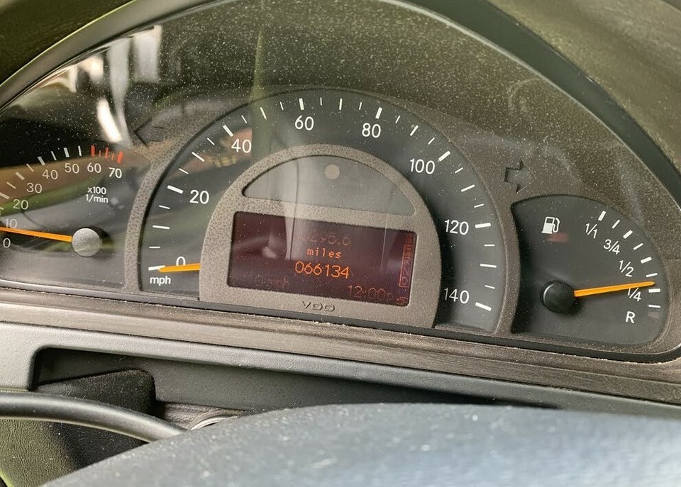 🔥MERCEDES BENZ C-class AMG W203 Speedo Instrument Cluster LCD Display ...