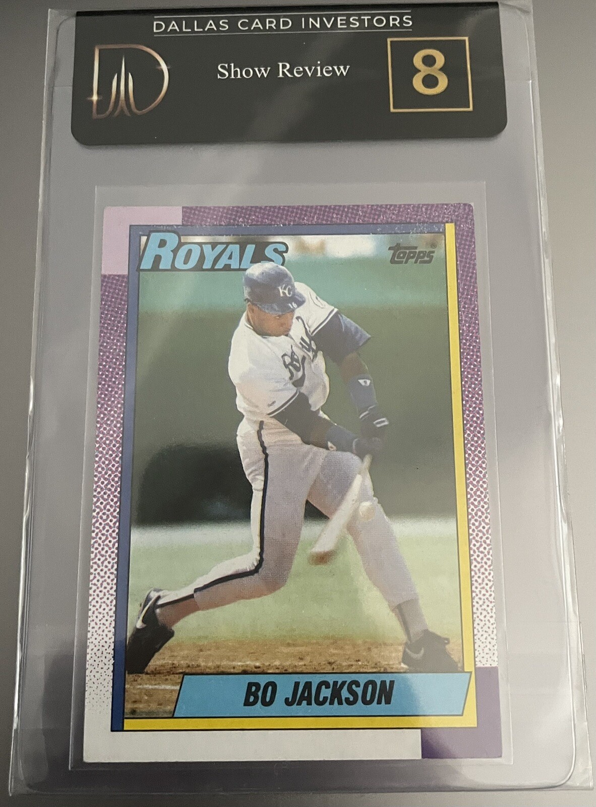 1990 Topps Bo Jackson #300 Baseball Card Royals Pre-Graded DCI 8 | eBay