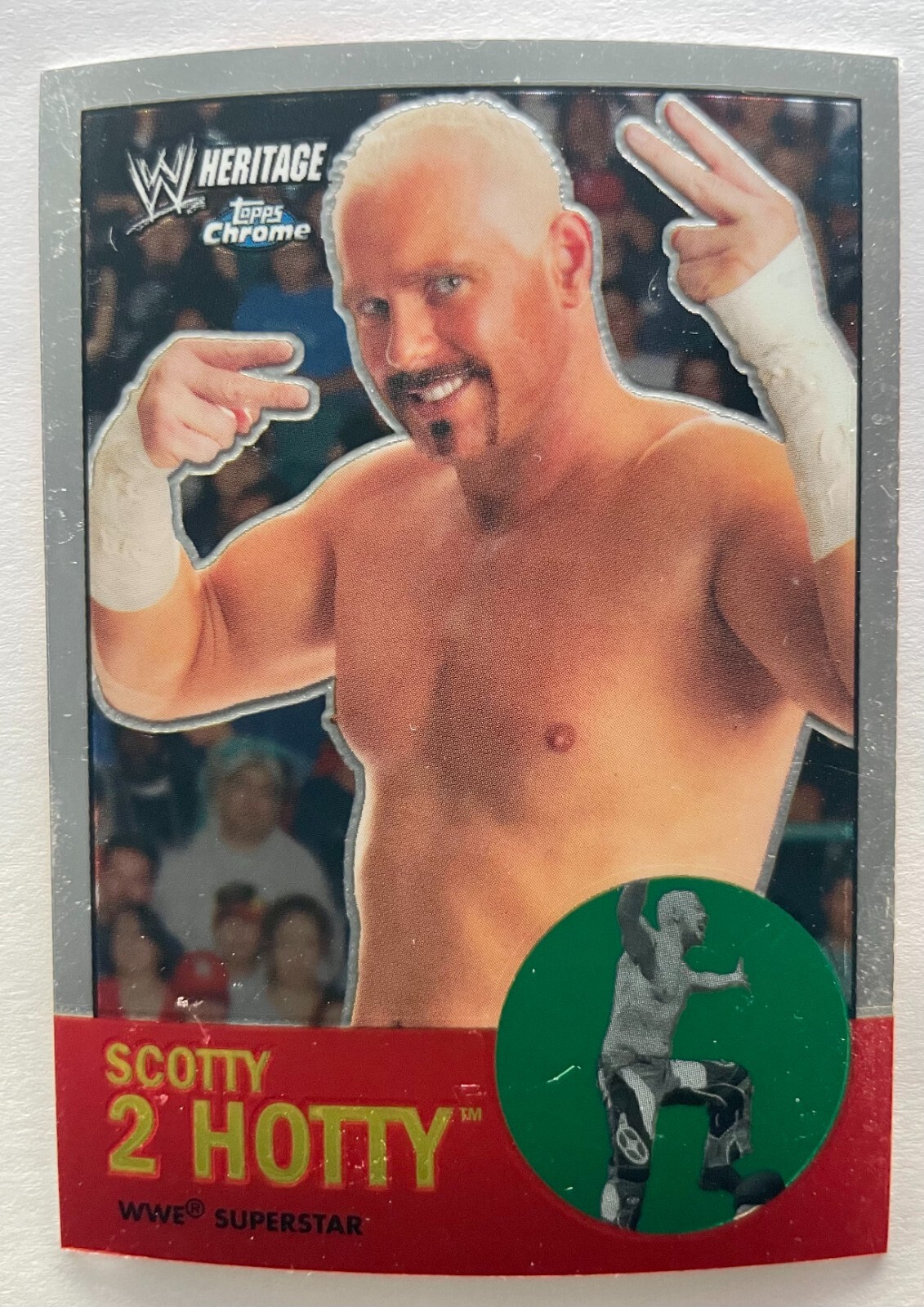 2007 WWE Topps Heritage Chrome Scotty 2 Hotty #46 Wrestling Card WWF ...