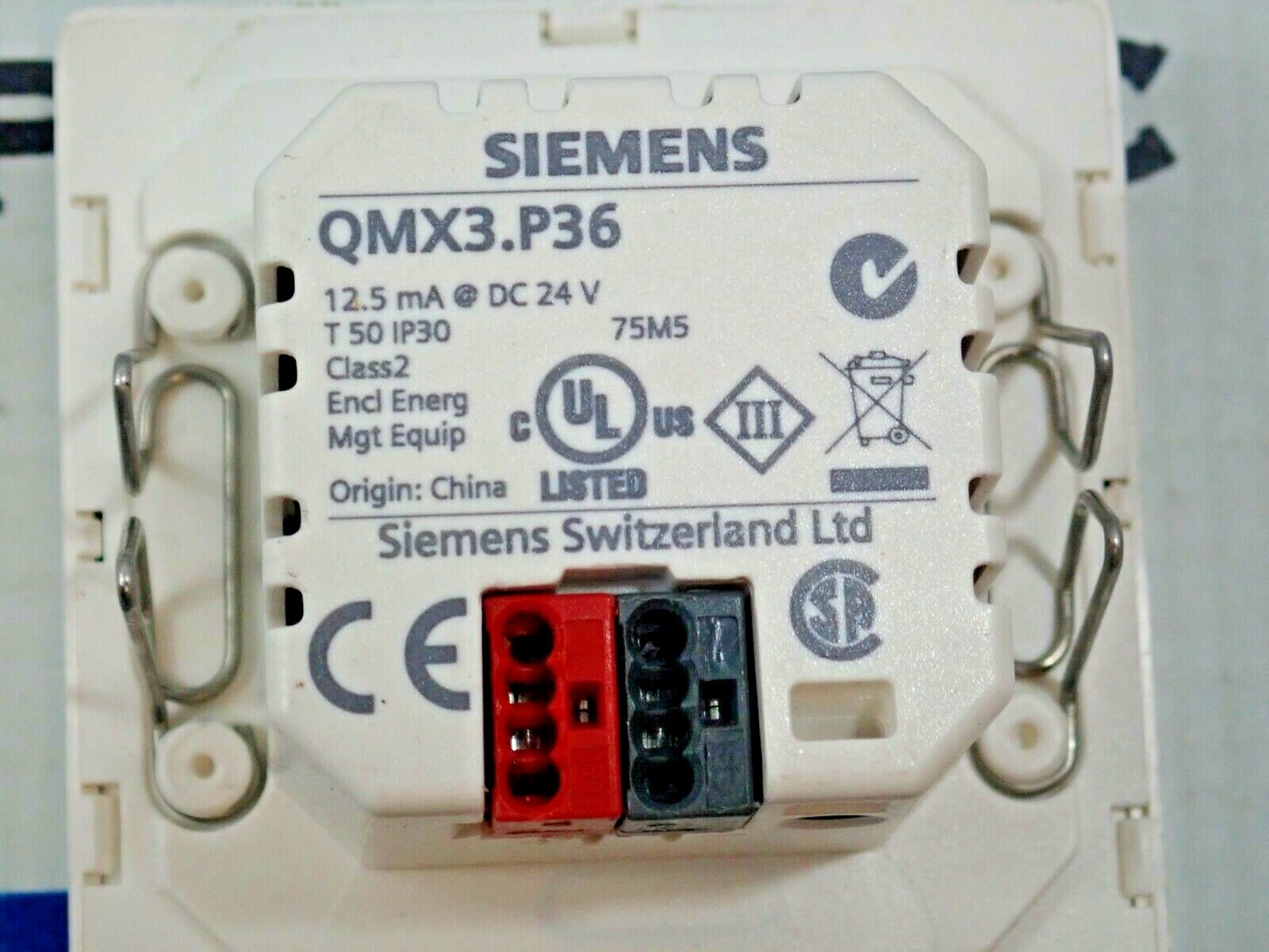 Siemens QMX3.P36 Room Unit for KNX Pl-Link | eBay