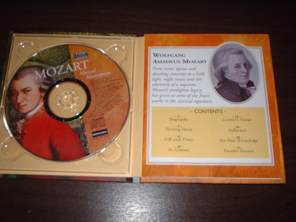 MOZART MUSICAL MASTERPIECES -- CLASSIC COMPOSERS | eBay