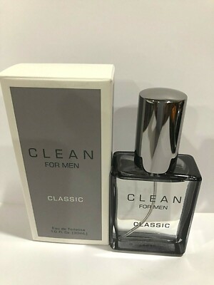 CLEAN For Men CLASSIC Eau De Toilette Spray 1.0 OZ ( 30mL) - Boxed ...