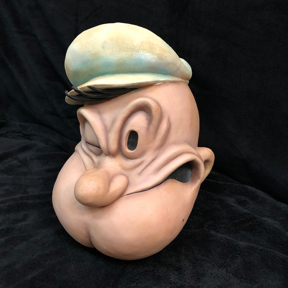 POPEYE the Sailor Latex Collector Display Mask by Henry Alvarez ...