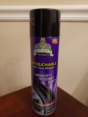 Cristal Products Untouchable Wet Tire Shine Finish Spray Can Glossy | eBay