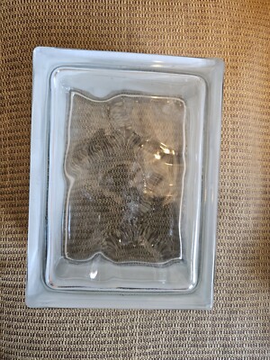 Wavy Glass Block 5 3/4x7 3/4x4 | eBay