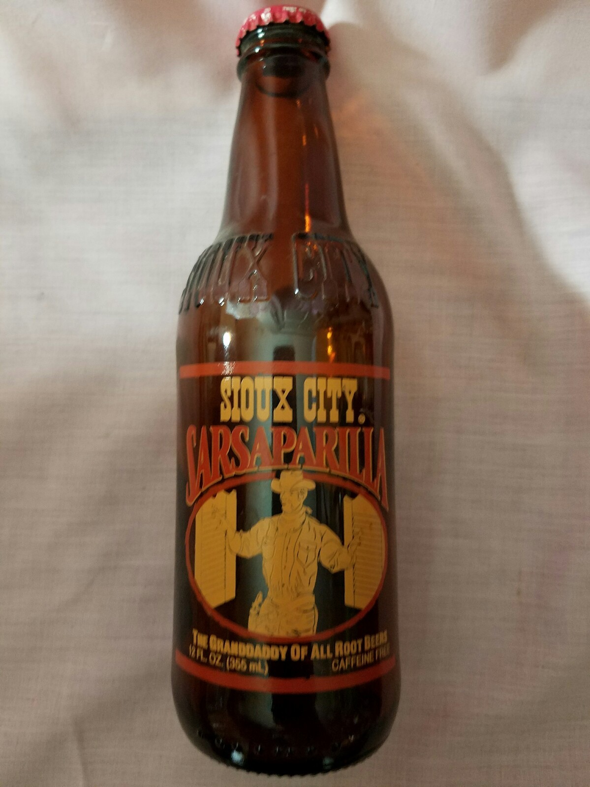 Sioux City Sarsaparilla Root Beer Bottle 12oz Glass Soda Pop | eBay