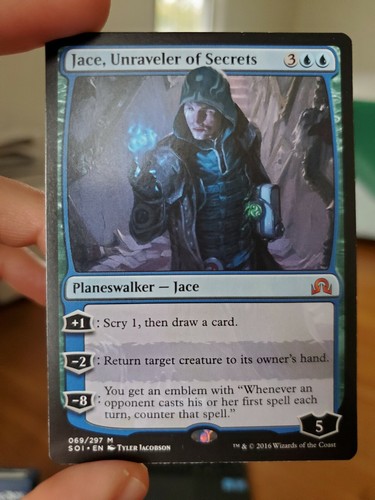 JACE, UNRAVELER OF SECRETS - Shadows Over Innistrad Planeswalker - MTG ...