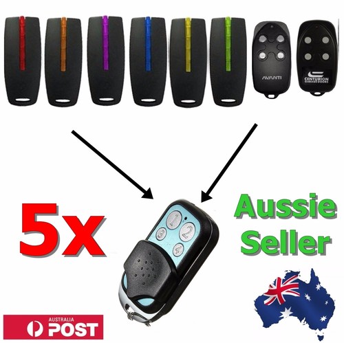 5x Avanti, Superlift, Centurion & TX4 Garage Door Gate 4 Button Remote ...