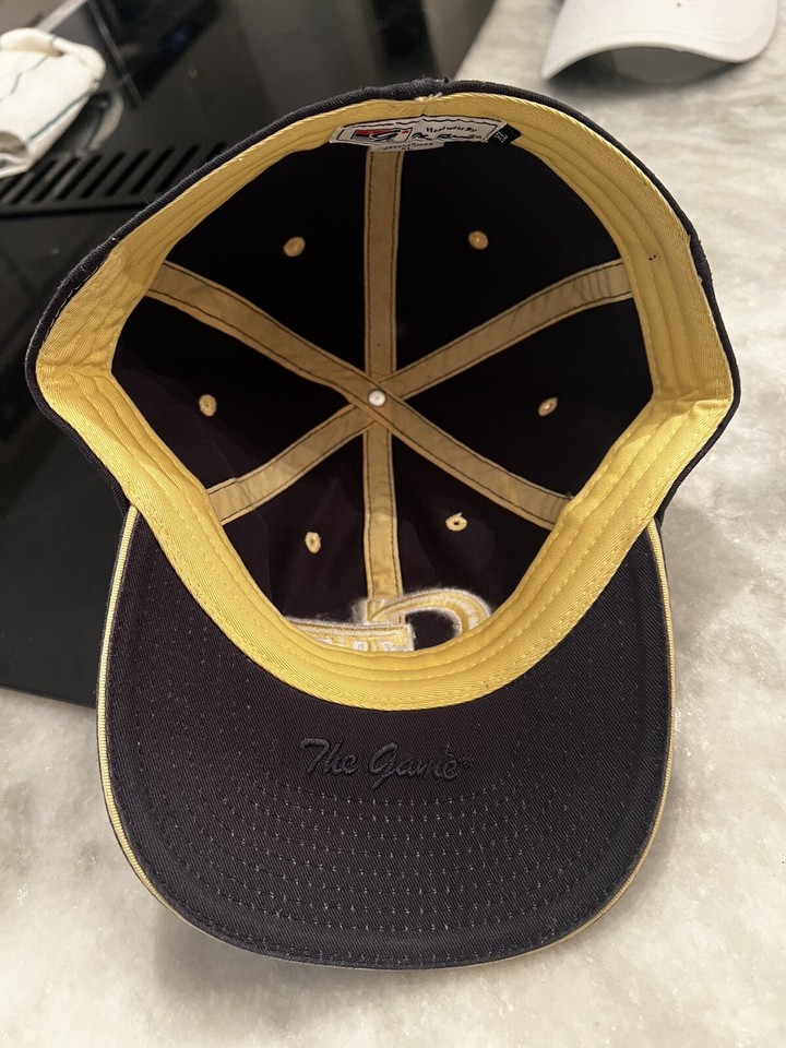 Georgia Tech Fitted Hat XL Navy Blue Yellow Jackets Cap | eBay