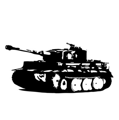 Panzerkampfwagen VI Tiger - Aufkleber Auto Folie Sticker deutscher ...