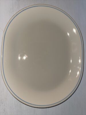 Corelle Blue Lily Serving Platter 12 In Lace Bouquet Windflower Beige ...