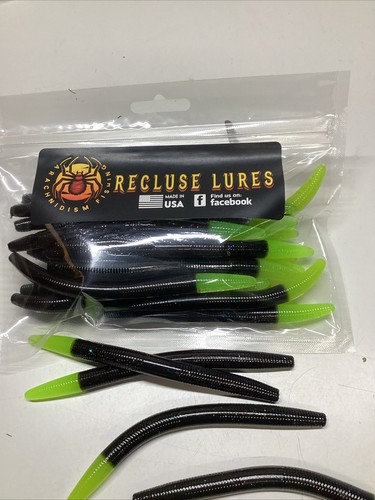 20 Pack Soft plastic worms 5 Inch Wacky Worm | eBay