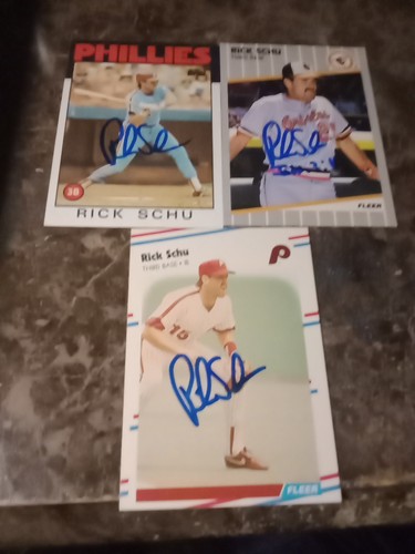 Rick Schu Autograph Cards | eBay