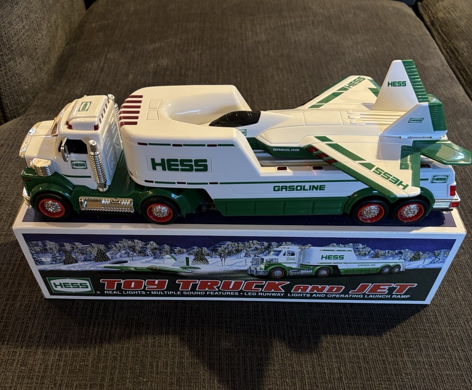 Rare Vintage 2010 Hess Toy Truck And Jet Airplane With Original Box | eBay