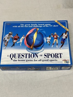 A QUESTION OF SPORT Board Game 1994 The Gamez Team Boxed | eBay UK