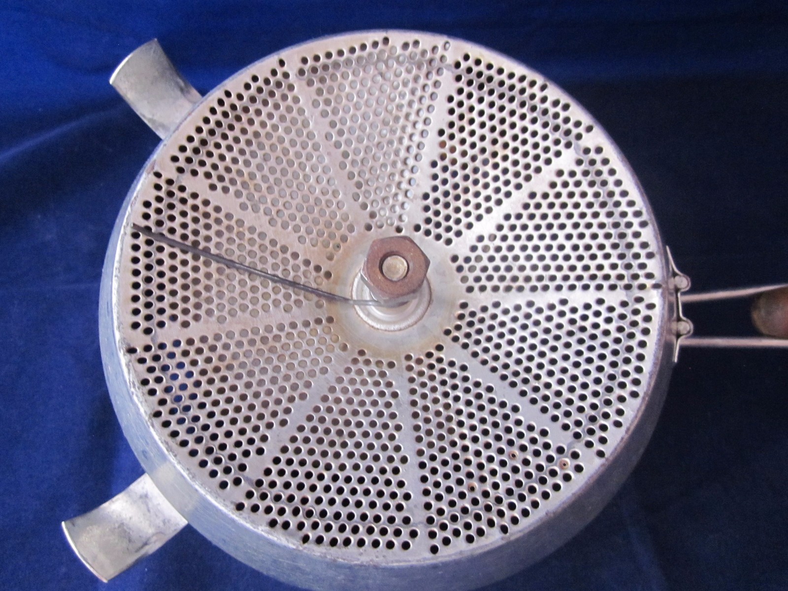 FOLEY FOOD MILL Masher Strainer Wood Handles Patent 1921936 Pot Rests ...