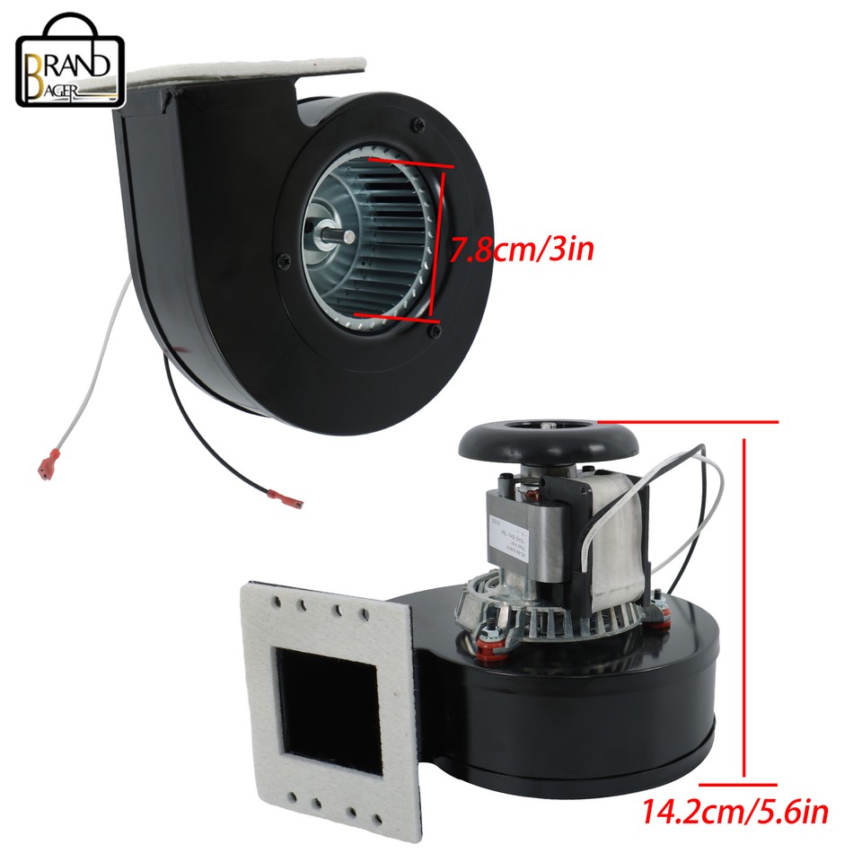 Distribution Blower Fan Motor Pellet Stove 80453 For US Stove 80472 ...
