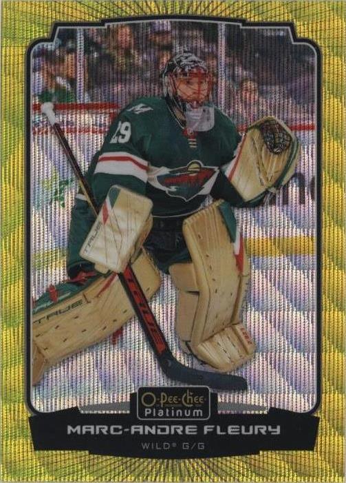 2022-23 O-Pee-Chee Platinum - Yellow Surge #200 Marc-Andre Fleury for ...