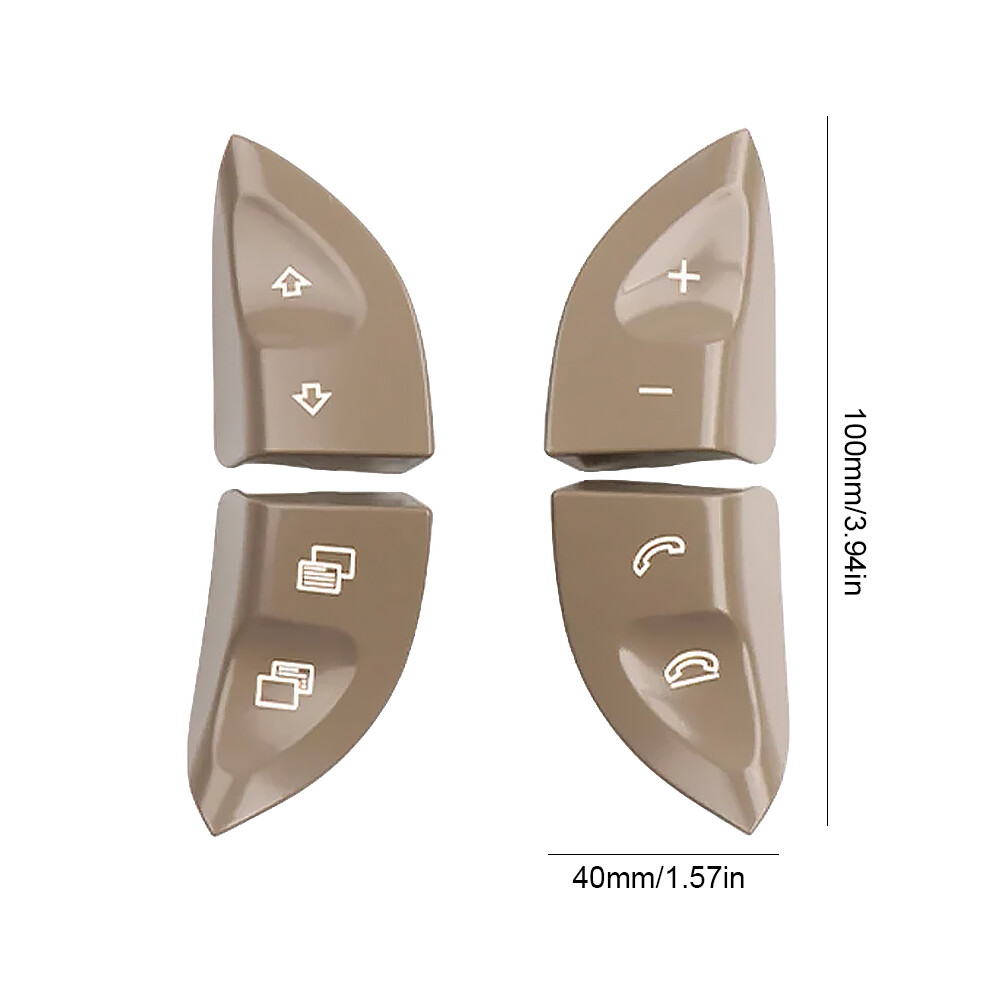 Steering Wheel Control Button Switch Cover for Mercedes-Benz W220 W215 ...