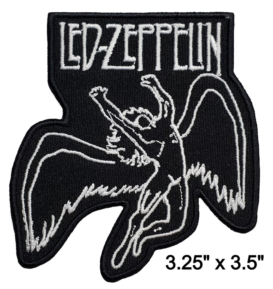 Led Zeppelin Swan Song Wings Michael Jackson Lamb of God Kiss Iron On ...