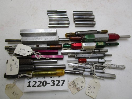 Lot of 28 Go No Go Set Plug Gages Multiple Brands/Sizes .094"-.374" See ...