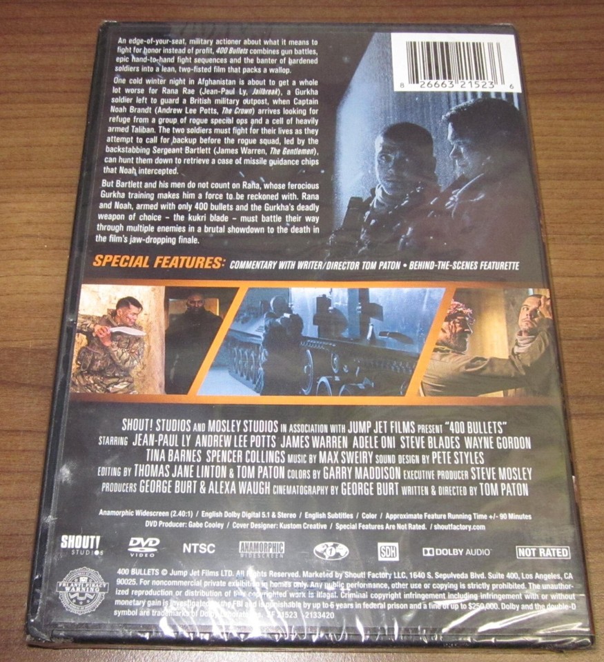 400 Bullets (DVD, 2021) .. Sealed New | eBay