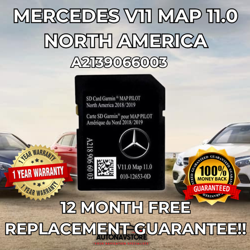 2019 Mercedes-Benz V11 A2189066003 GPS Navigation SD Card Garmin Map ...