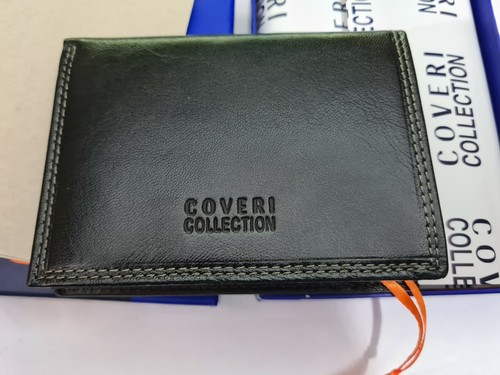 Coveri Collection Portefeuille Homme Cuir Noir Fermé 11x10 Modèle 1531 ...