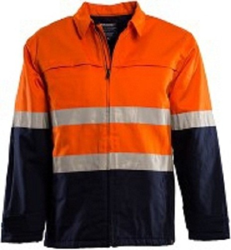 Workhorse HI-VIS REFLECTIVE TAPE JACKET MJA018 Yellow/Navy- Size 3XL ...