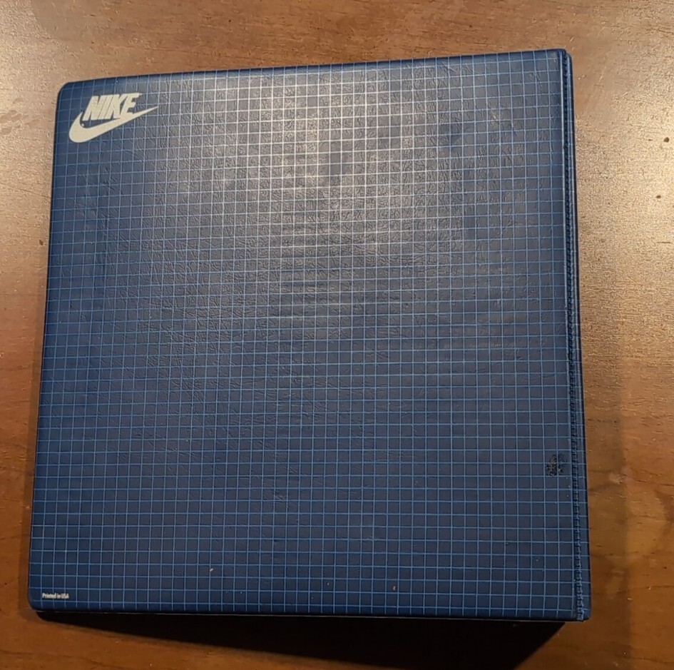 Nike The Line Large Three Ring Binder Blue ~ Empty | eBay