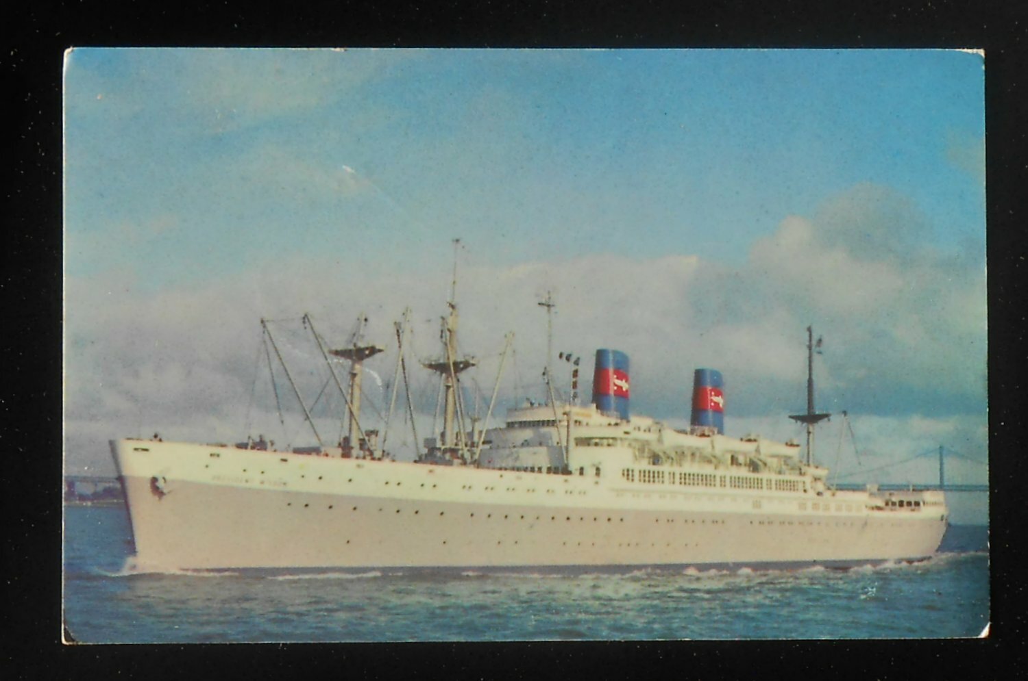 1950s SS President Wilson American President Lines Bethlehem Steel Co ...