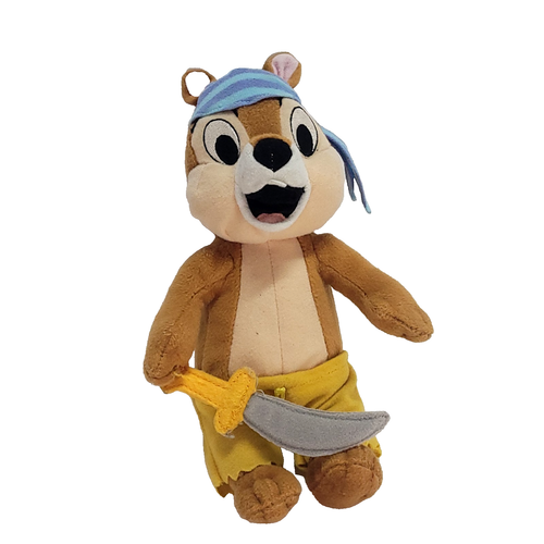 Disney Chip & Dale Pirate Plush 9" Sword Swashbuckler Stuffed Toy | eBay